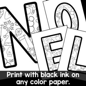 Christmas Printable Bulletin Board Alphabet Letters, Numbers With ...