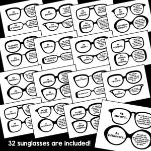 Summer Math Bulletin Board With Sunglasses Math Careers Posters ...