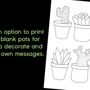 Plant Theme Bulletin Board or Classroom Door With Succulents and Cactus ...