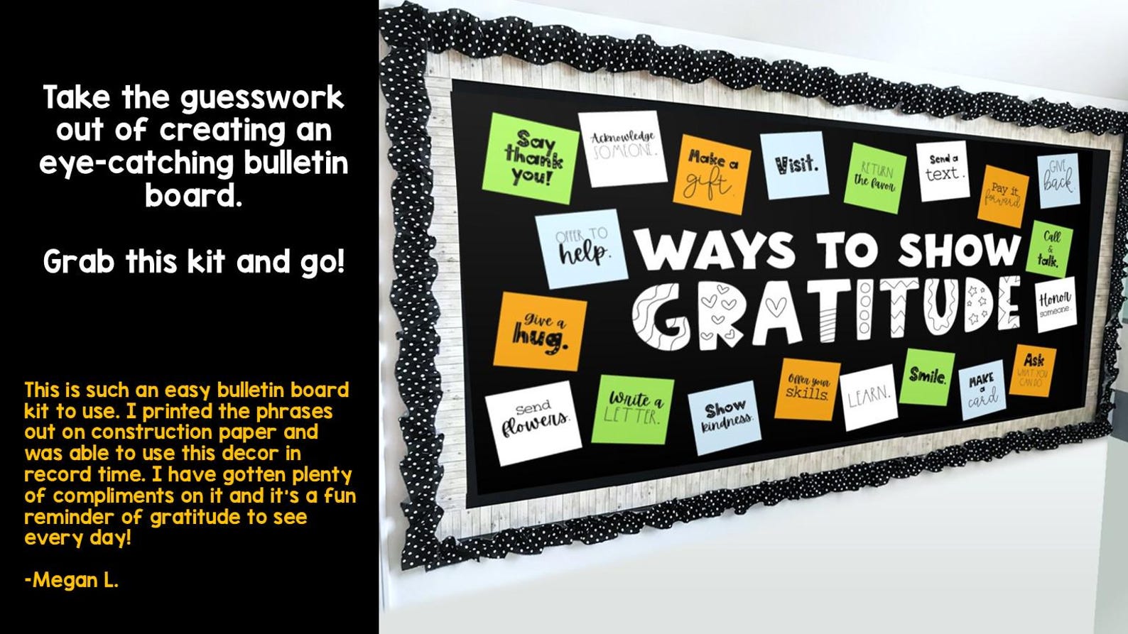 Thanksgiving Bulletin Board for Fall & November With Ways to Show ...