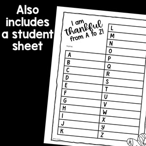 Thanksgiving Interactive Bulletin Board Thankfulness Activity | Print ...