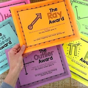 Math Award Certificates for End of the Year Gifts for Students ...