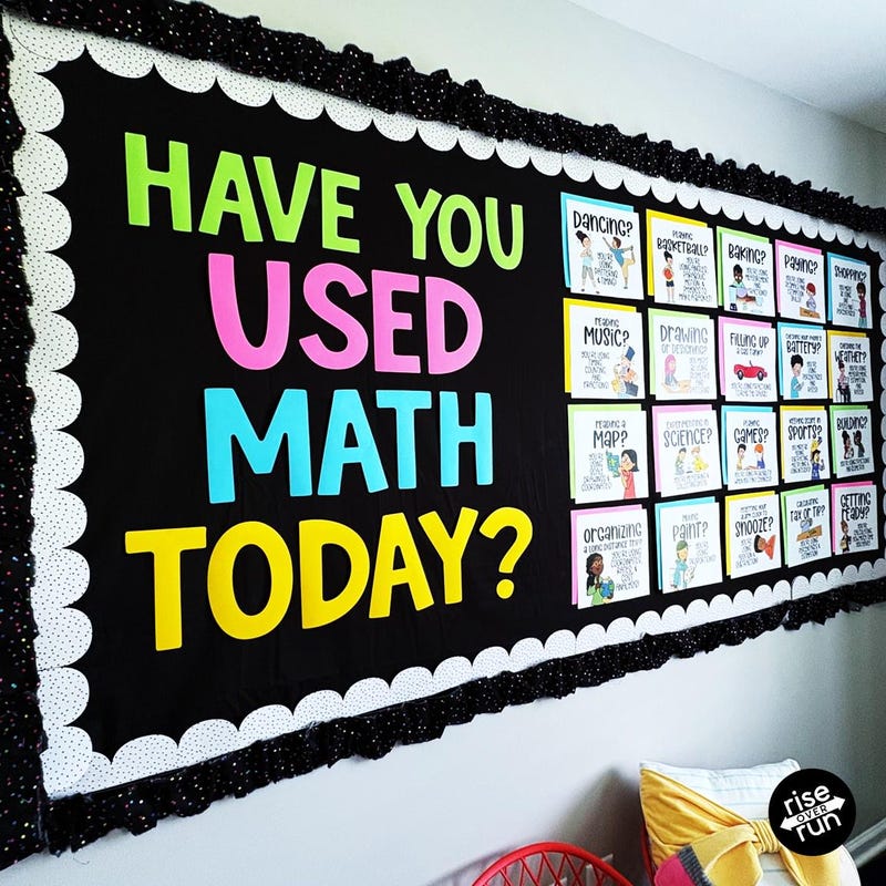 Maths Wall Displays - Etsy UK