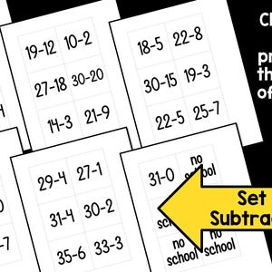 Elementary Classroom Decor Pocket Chart Calendar Printables With Basic ...
