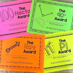 Math Award Certificates for End of the Year Gifts for Students ...