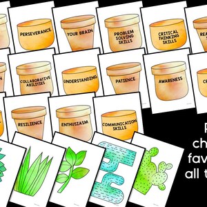 Plant Theme Bulletin Board or Classroom Door With Succulents and Cactus ...