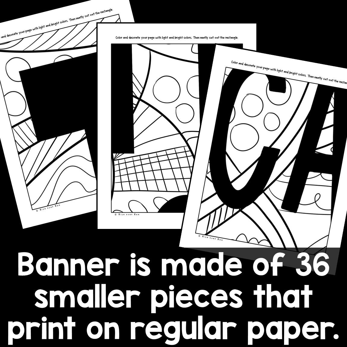 Team Building Collaborative Coloring Classroom Poster Together We Can ...