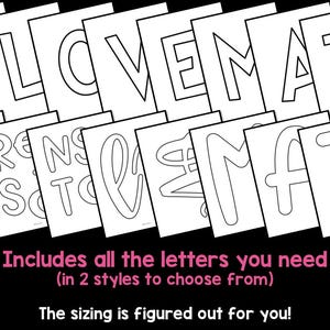 Valentine Bulletin Board Set Classroom Door Decorations Kit for Math ...