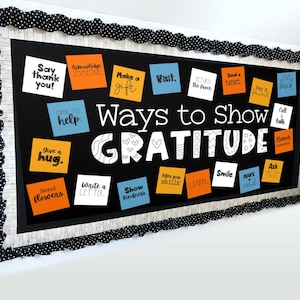 Thanksgiving Bulletin Board for Fall & November With Ways to Show ...