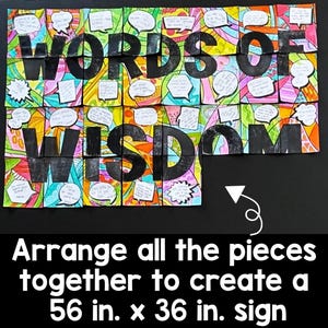End of the School Year Classroom Banner Collaborative Coloring Sign for ...