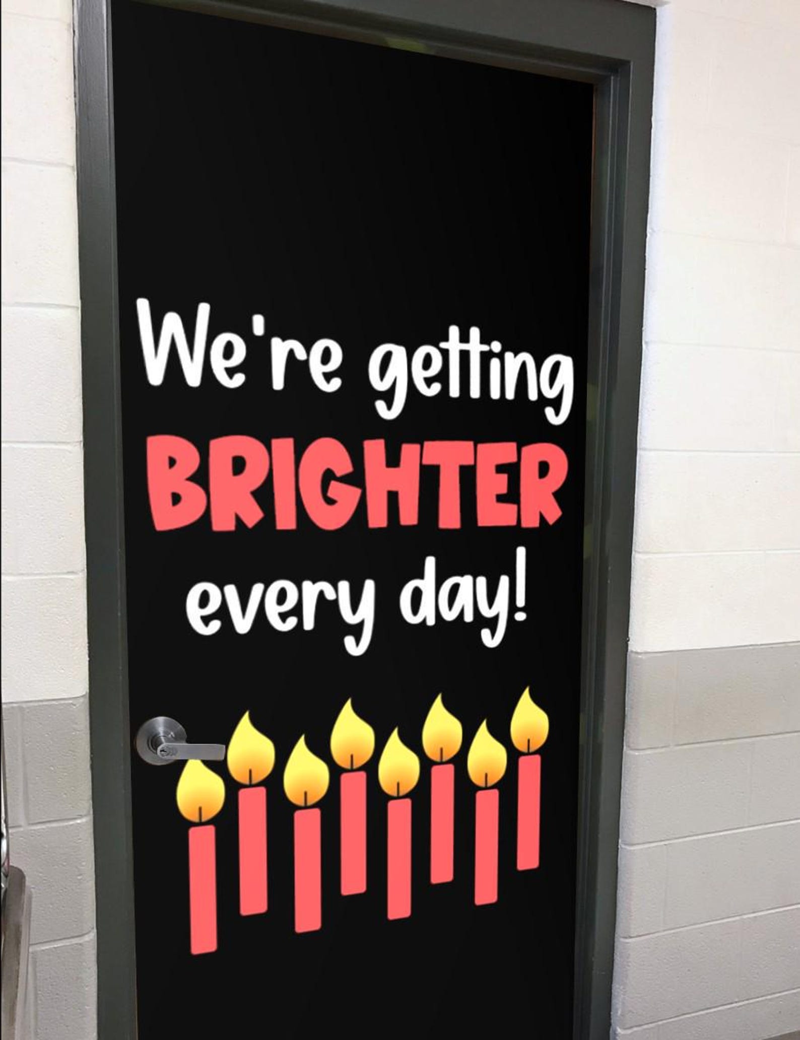 Christmas Bulletin Board Kit or Classroom Door Decor With String Lights ...