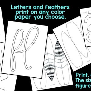 Back to School Bulletin Board Kit With Wings and Feathers Templates for ...
