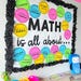 Math Bulletin Board Kit, Easy DIY Print and Cut Pieces, Math is All ...