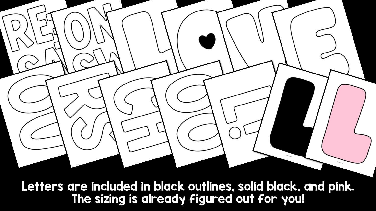 Valentine's Day Bulletin Board Set Classroom Door Decor Printable Set ...