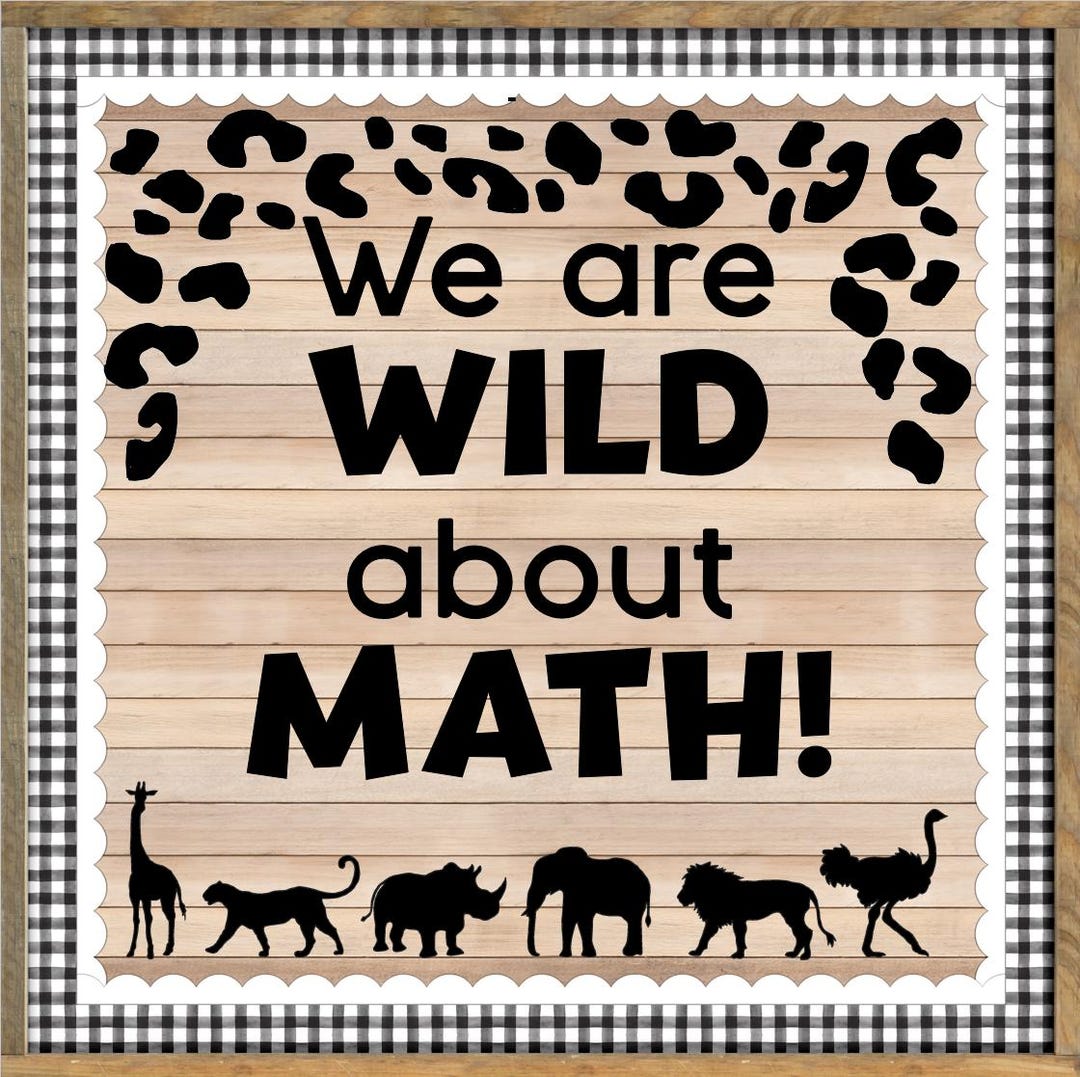 Math Classroom Bulletin Board or Door Design Decoration to Print and ...