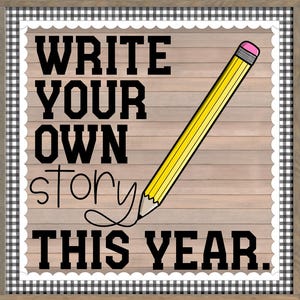 Back to School Door or Bulletin Board Kit With Pencil, Easy DIY Print ...