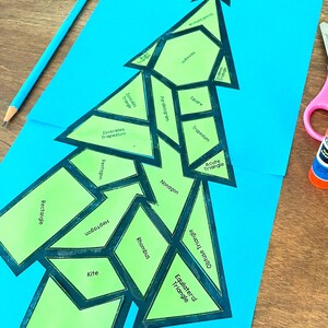 Christmas Math Craft for Elementary and Middle School Geometree ...