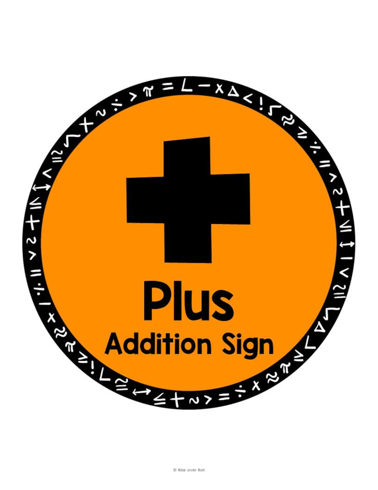 Math Symbols Bulletin Board Classroom Decorations for Elementary ...