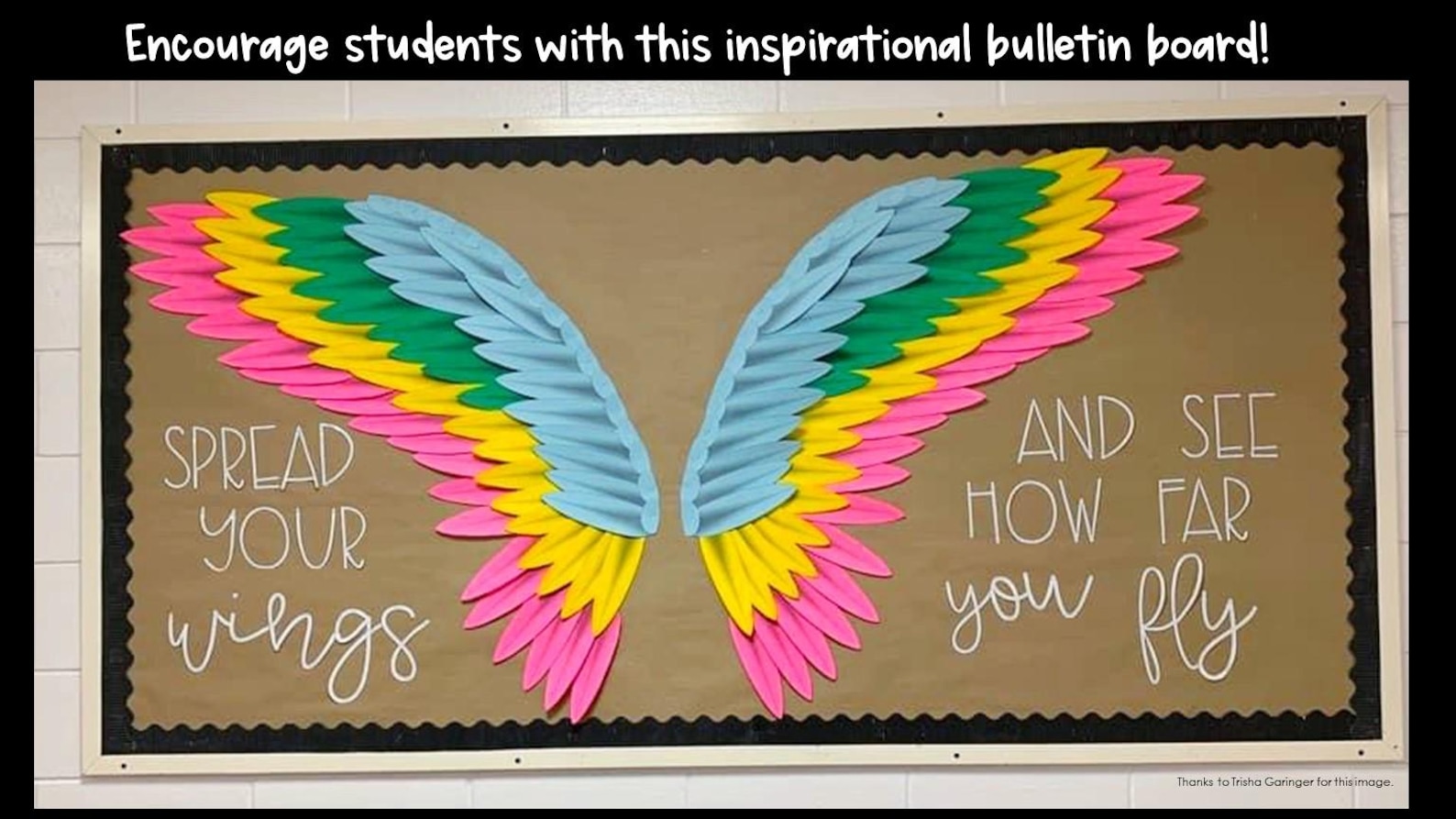 Back to School Bulletin Board Kit With Wings and Feathers Templates for ...