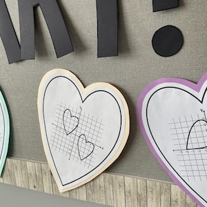 Valentine's Day Bulletin Board Kit Classroom Door Decor for Math ...