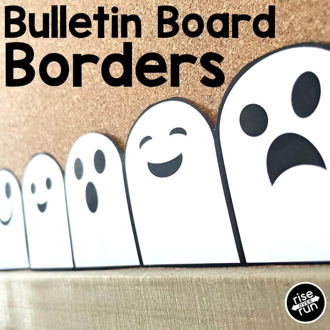 Halloween Bulletin Board Border Boarder Classroom Decor in Black ...