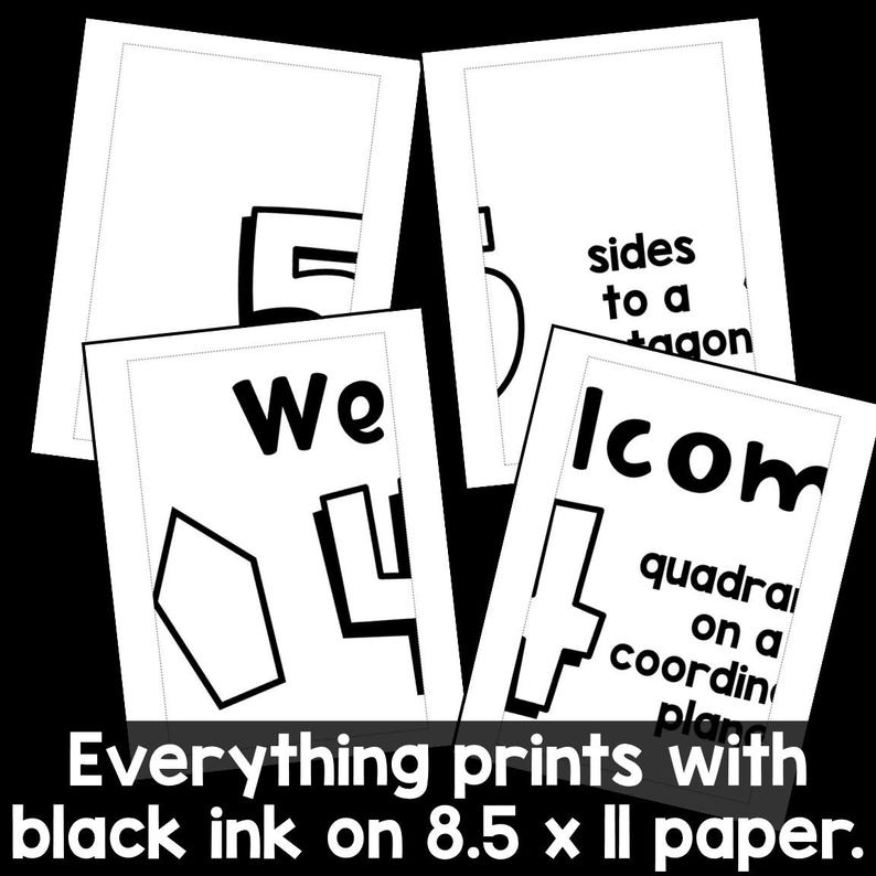 Math Classroom Decoration Printable Banner for Middle School - Etsy