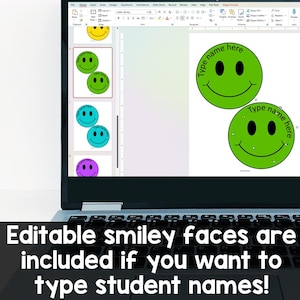 Smiley Face Bulletin Board or Door Kit With Y2K Retro Groovy Letters ...