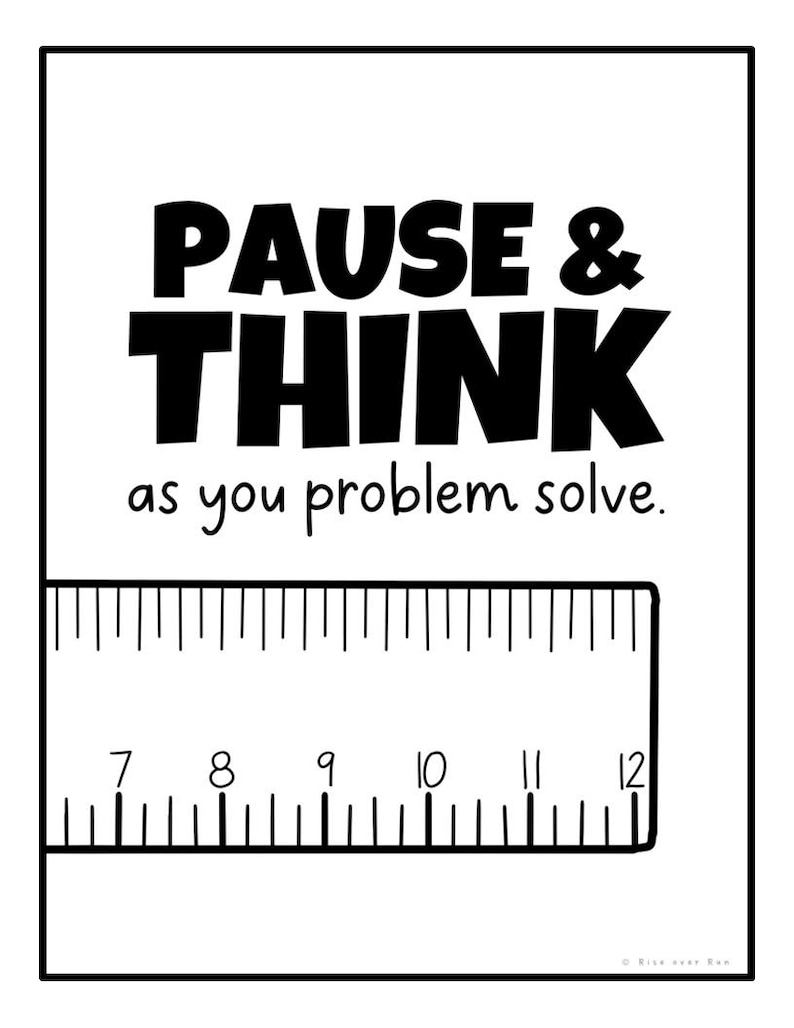 Math Classroom Posters for Middle School Math Classroom Decor With ...