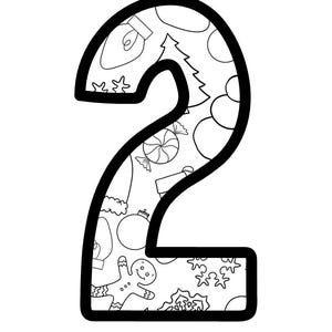 Christmas Printable Bulletin Board Alphabet Letters, Numbers With ...