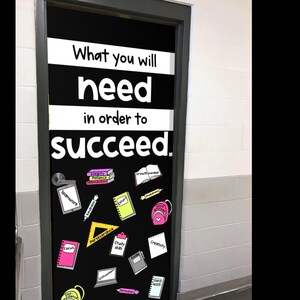 Math Classroom Door Design Decoration to Print and Hang With School ...