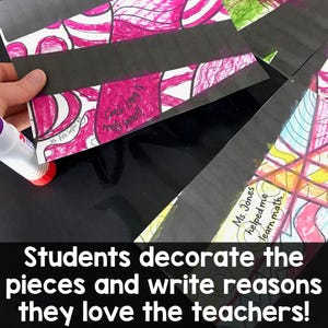 Teacher Appreciation Coloring Pages Project Collaborative Sign for ...