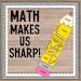 Math Classroom Door Design Decoration to Print and Hang, Math Makes Us ...