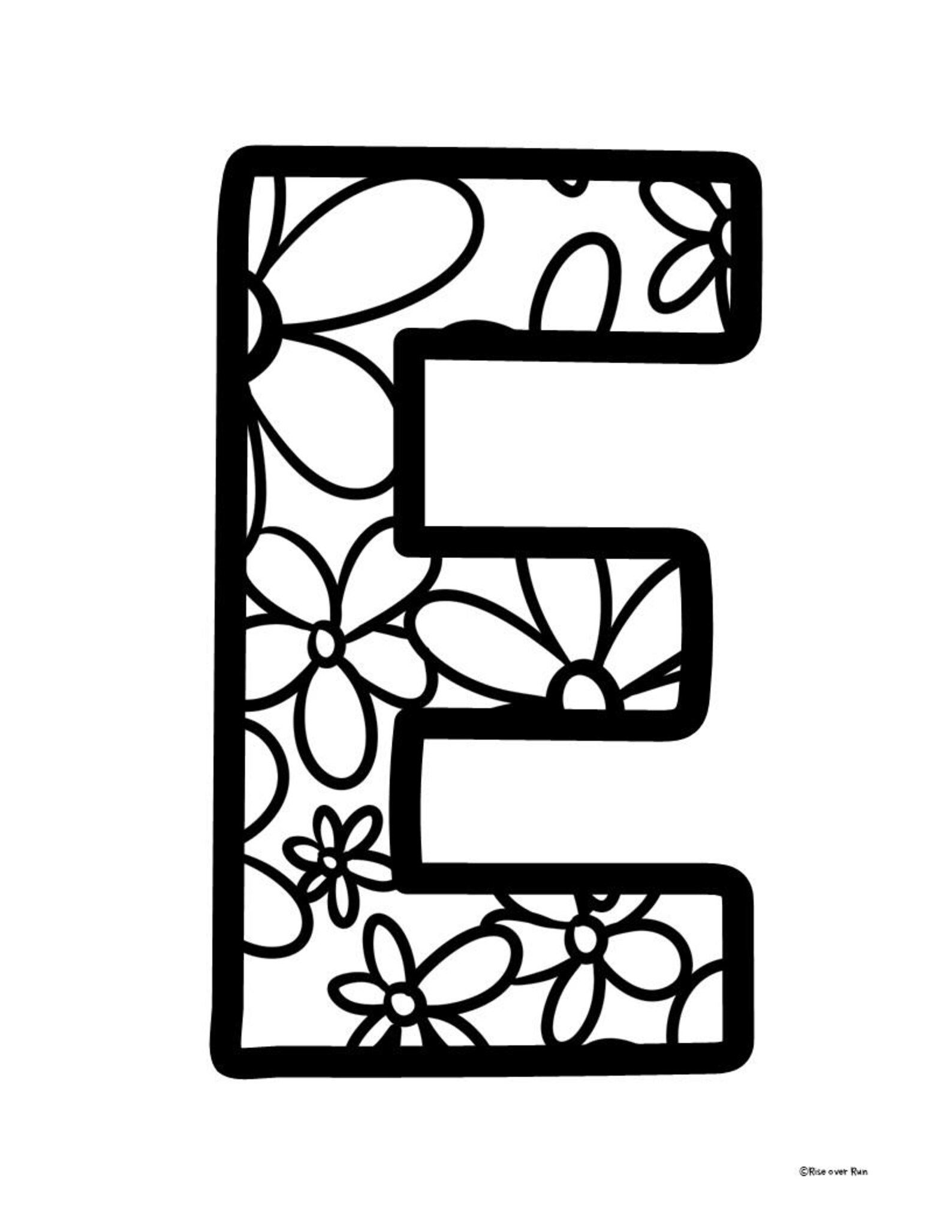 Spring Flower Bulletin Board Alphabet Letters and Numbers for April and ...