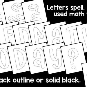 Everyday Math Bulletin Board Kit, Easy DIY Print and Cut Pieces, Have ...