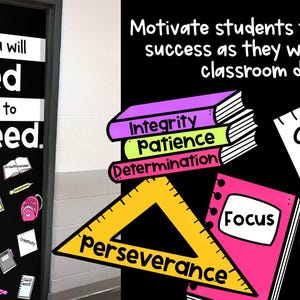 Math Classroom Door Design Decoration to Print and Hang With School ...