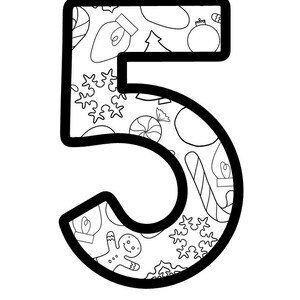 Christmas Printable Bulletin Board Alphabet Letters, Numbers With ...