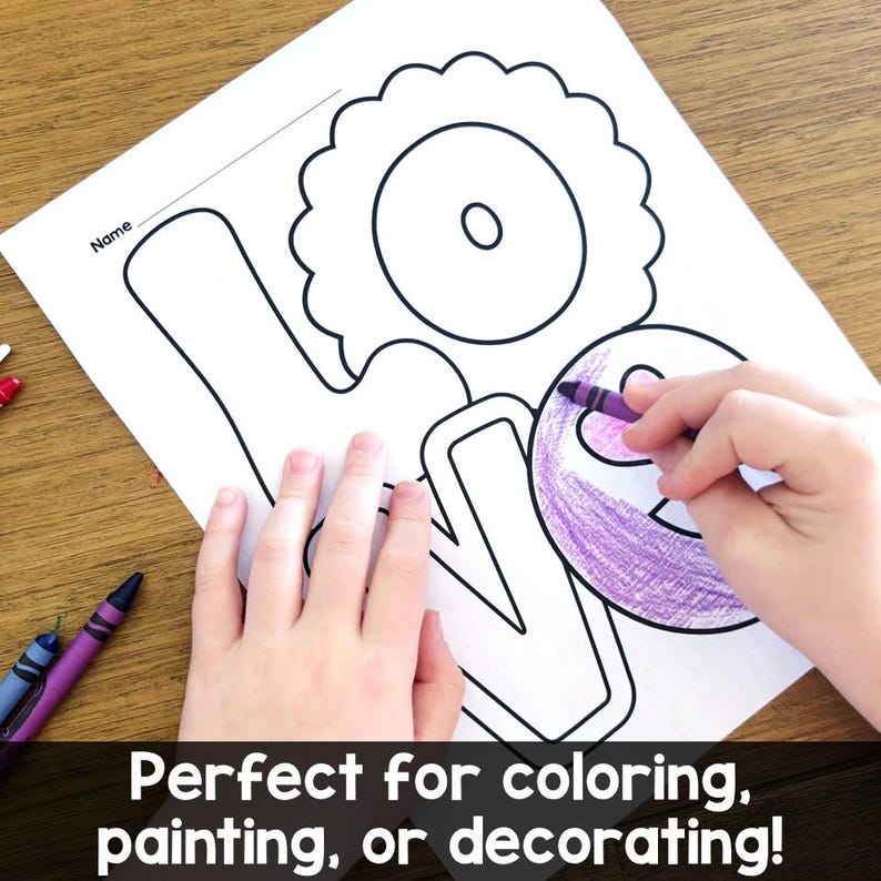 Valentine's Day Coloring Pages Easy Crafts for Preschool and ...