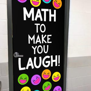 Math Bulletin Board or Classroom Door Decor With Jokes and Riddles ...