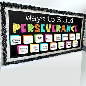 Perseverance Bulletin Board Printable Kit for End of the Year State ...