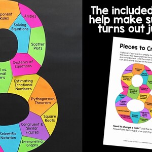 8th Grade Math Classroom Door Design Decoration to Print and Hang for ...