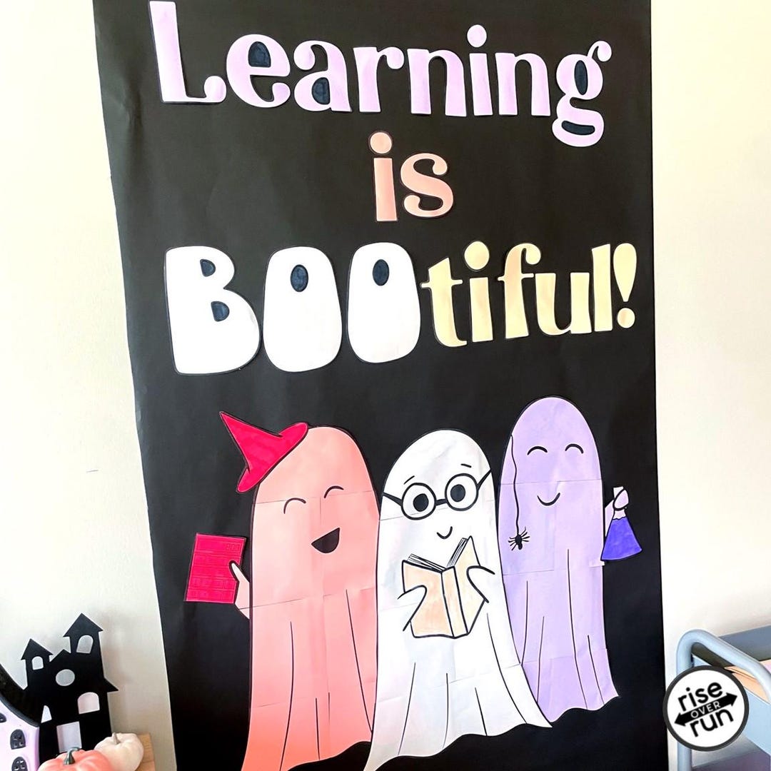 Classroom Door Decor Decoration for October Halloween Print and Hang ...