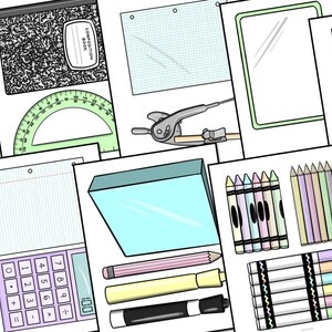 Visual Supply Cards to Show Students What You Need for Class Today in ...