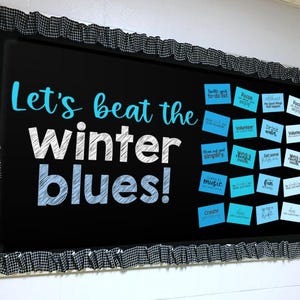 Winter Bulletin Board Kit for Elementary, Middle, or High School Social ...
