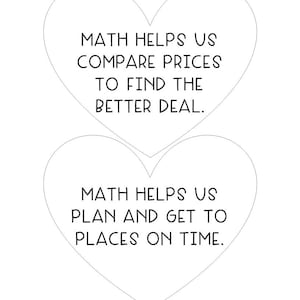 Valentine Bulletin Board Set Classroom Door Decorations Kit for Math ...