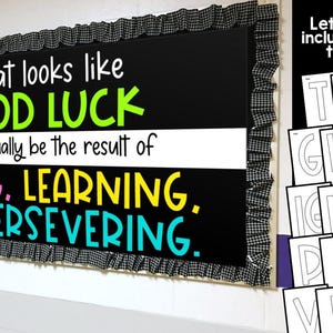 St. Patrick's Day Motivational Bulletin Board With Shamrocks What Looks ...