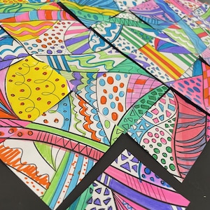 Collaborative Coloring Pages Sign Project for Kids and Students Without ...