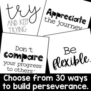 Perseverance Bulletin Board Printable Kit for End of the Year State ...