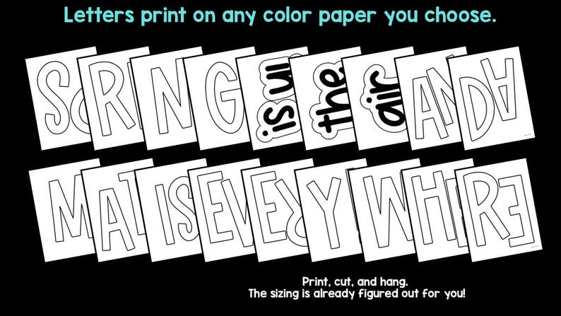 Spring Math Bulletin Board With Everyday Math Examples, Easy DIY Kit ...