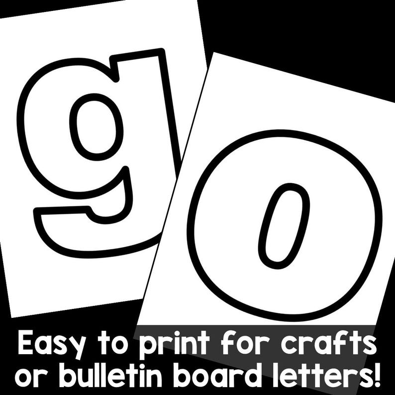 Lowercase Alphabet Letters and Numbers Outlines to Download and Print ...