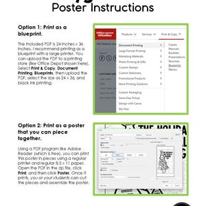 Giant Coloring Poster for Christmas Math Classroom Activity ...